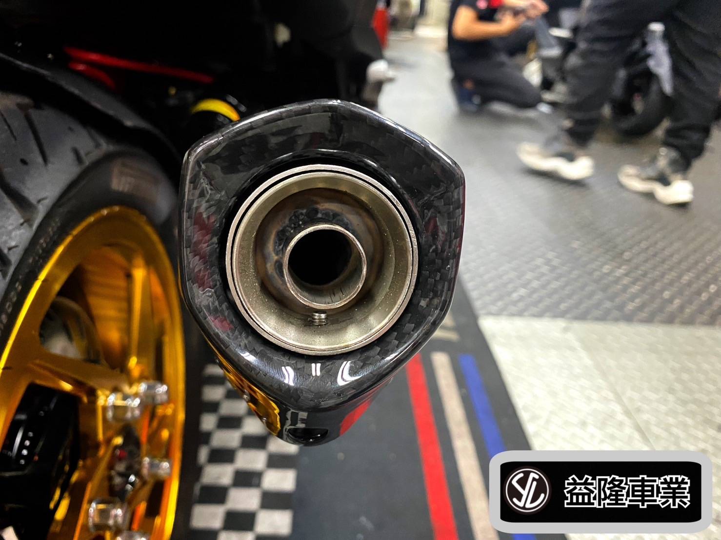 SYM MMBCU HBP排氣管 型號H|-益隆車業網路購物平台-商品介紹