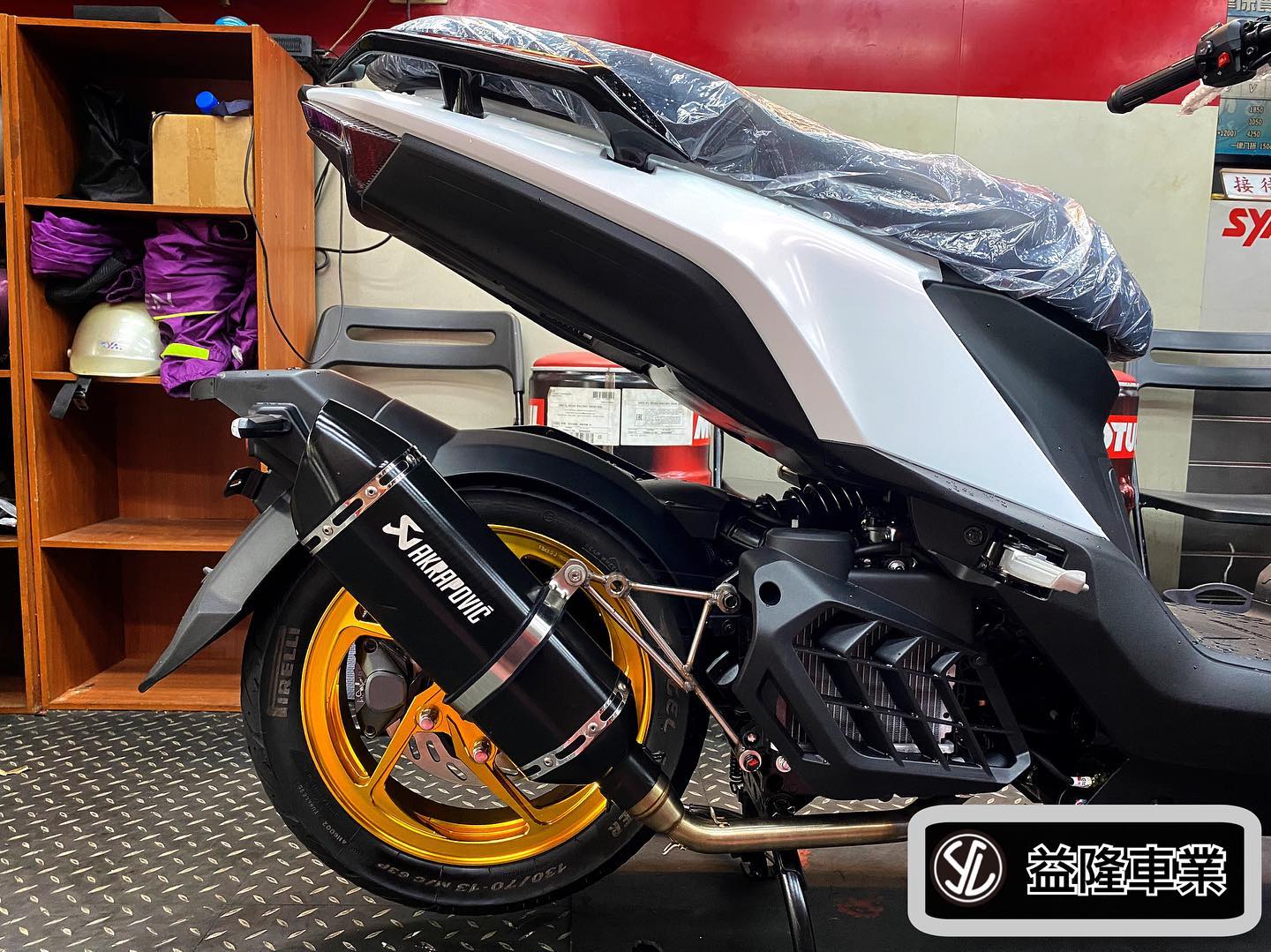 SYM MMBCU 黑曼巴 安裝 台蠍 |-益隆車業網路購物平台-商品介紹