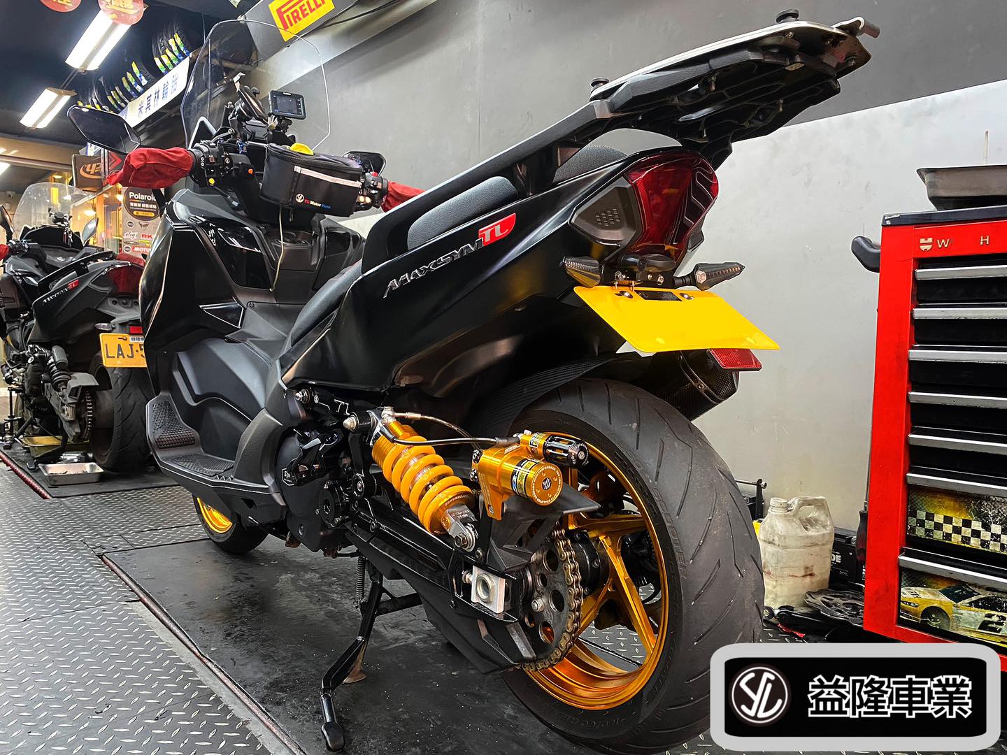 MAXSYM TL 500 安裝大牌上移|-益隆車業網路購物平台-商品介紹