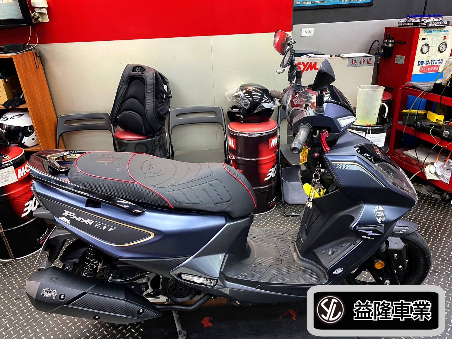 SYM FNX 125 安裝 OP Ra|-益隆車業網路購物平台-商品介紹